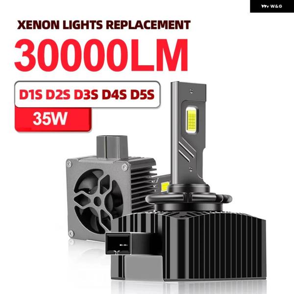 D2S LED バルブ 6000K 35W ハイ/ロービーム D1S D3S D4S キセノン ライト スーパーコンキット キセノン バルブ 車用 カスタム パーツ アクセサリーHigh-concerned chemical:NoneCar...