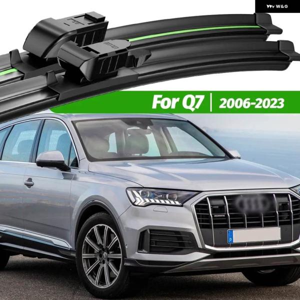 アウディ Q7 4L 4M 2006-2023 フロント ウインドシールド ワイパー ブレード 2個 2008 2010 2011 2012 2016 2020 2021 ウインドスクリーン ウィンドウ カスタム パーツ アクセサリーHig...
