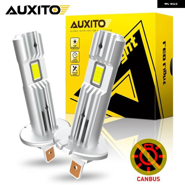 2個 H1 LED ヘッドライト CANBUS ミニ 60W 12000LM 車用 ヘッドランプ ファンレスライト フォグランプ モバイル カスタム パーツ アクセサリーHigh-concerned chemical:NoneCar Bra...