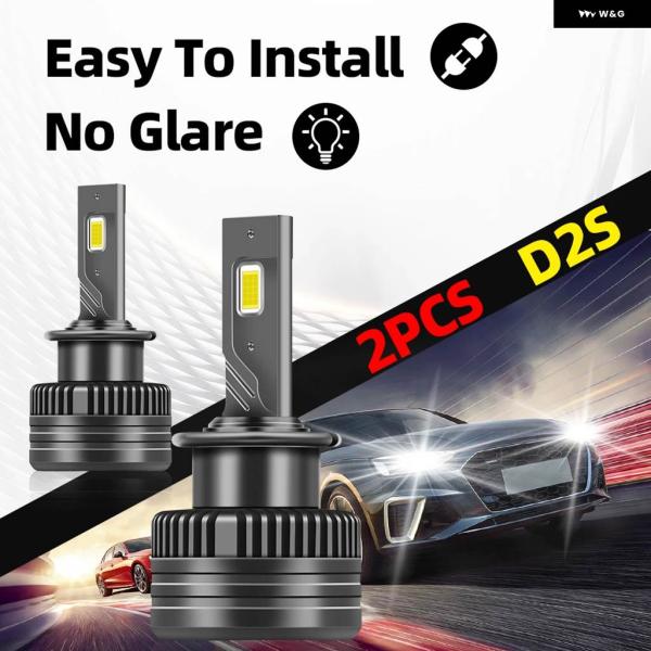 Dシリーズ D2S LEDカー ヘッドライト HID バルブ D2S D2Rターボライト 20000LM 6000K ホワイトランプ CANBUS プラグプレイ カスタム パーツ アクセサリーHigh-concerned chemical:...