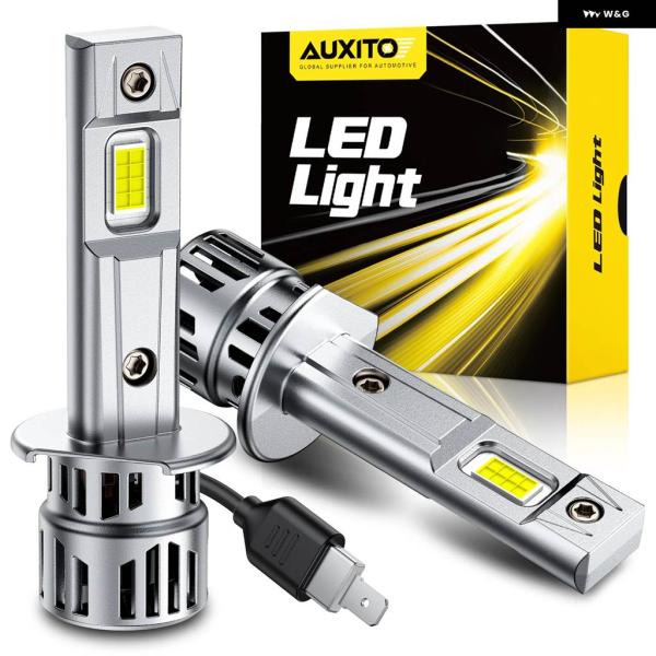 2個ターボH1 LED ヘッドライト バルブ 6500K ホワイト 30000LM フロントメインライト ハイ/ロービーム スーパーCANBUS 12V カスタム パーツ アクセサリーHigh-concerned chemical:None...