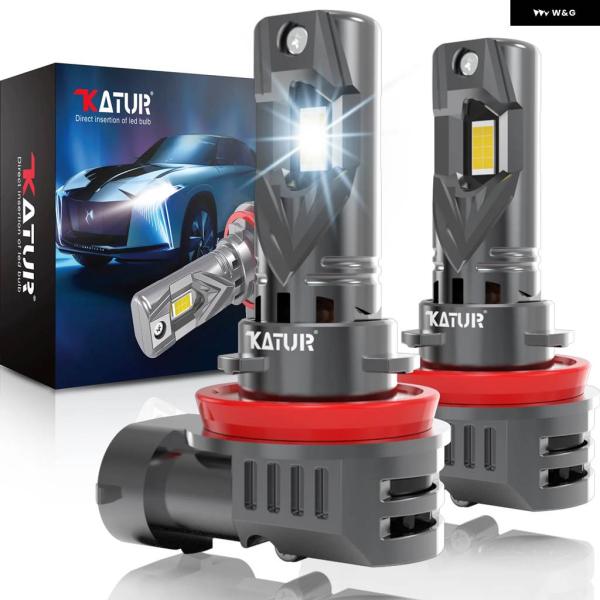 H11 H8 H9 LED カー ヘッドライト ミニサイズ 20000LM 6000K ファン CANBUS スーパー フォグランプ BMW F48 F39 F26 F15用 カスタム パーツ アクセサリーCar Brand:Univers...
