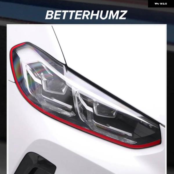 BMW X3 G01 G08 X4 G02 2021-2024用 ヘッドライト アイブロウカラーチェンジフィルムストリップ 装飾 カーエクステリア カスタム パーツ アクセサリーHigh-concerned chemical:NoneTyp...