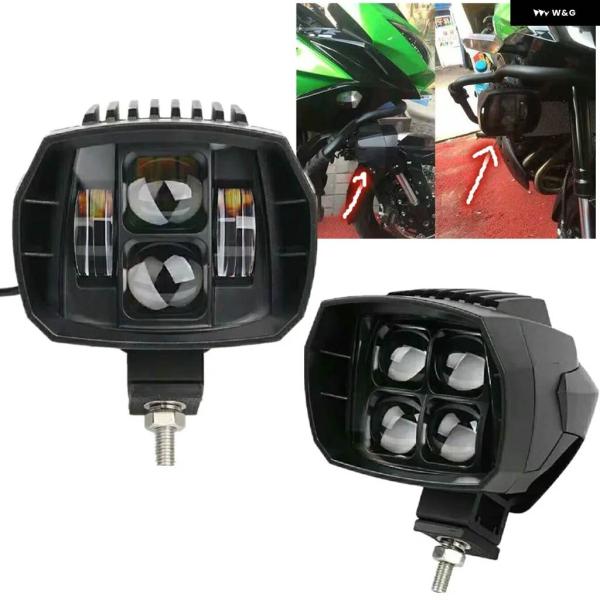 1個 40W LEDワークライト 車用 12V ドライビング補助ライト ジープ ラングラー トヨタ H SUV トラック トレーラー用 ハイ/ロービーム カスタム パーツ アクセサリーHigh-concerned chemical:None...