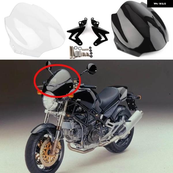 ウインド ディフレクター フロントウインドシールド ウインドスクリーン ドゥカティ MONSTER 696 795 796 M1100 IRIDIUM用 カスタム パーツ アクセサリーHigh-concerned chemical:None...