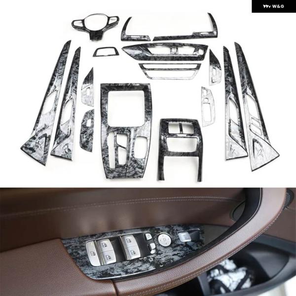 BMW X3 X4 2018-2021用 車内センター コンソール ウィンドウ ステアリングホイール パネル ステッカー ABS カスタム パーツ アクセサリーHigh-concerned chemical:NoneItem Diamete...