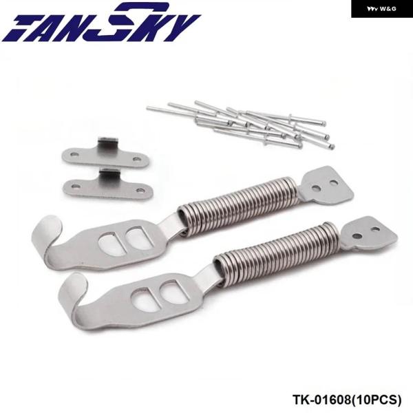 スポーツ 10個 ステンレス コンペティション ボンネット ブーツ スプリング キット D モンデオ 2.2 MK3 TK-0160810PCS カスタム パーツ アクセサリーHigh-concerned chemical:NoneSpec...