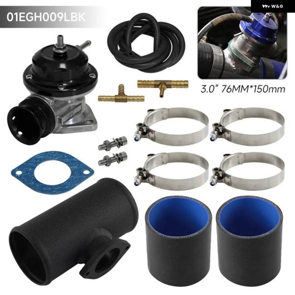 10PSIブローオフ バルブ BOV タイプRS3 76MMフランジ パイプ アダプター シリコンホースキット カスタム パーツ アクセサリーItem Weight:1.45kgItem Height:14cmItem Width:20cm...