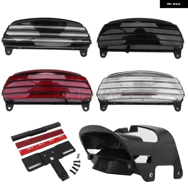オートバイ トライバーリアフェンダーLED テールライト ハーレー ダイナ ファットボブ FXDF 2008年以降モデル カスタム パーツ アクセサリーBattery Included:NoHigh-concerned chemical:N...