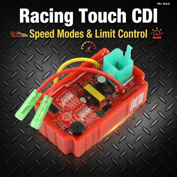 4ピンレーシングCDI バイク 点火 システム ユニット AC DC CDI ボックス スマートタッチアクティブウェーブ110ジェット50フェニックス50ATV150 カスタム パーツ アクセサリーHigh-concerned chemic...