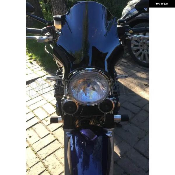 ウインドシールド ウインドスクリーン ヤマハ SRX600 YX600 SRX400 SRXV250 YX SRX 600 400 SRV 250 ヘッドライト サイド マウント ブラケット カスタム パーツ アクセサリーHigh-conc...