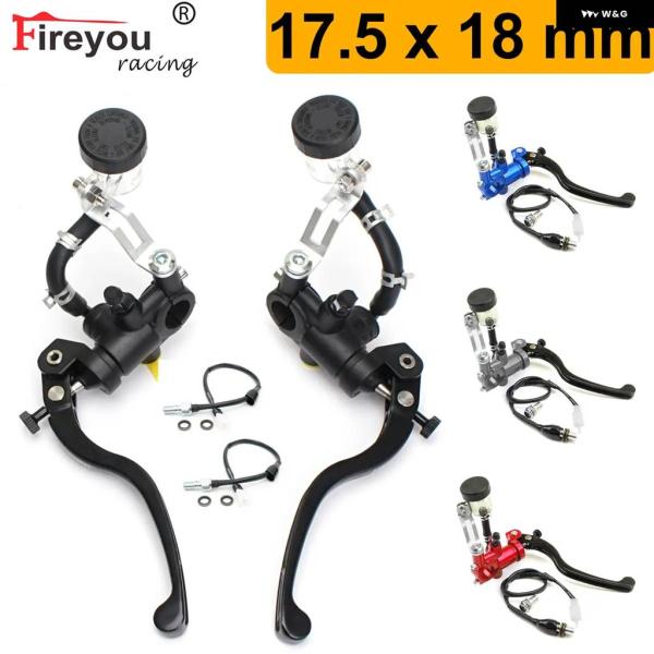 17.5X18MM ピストン オートバイ ブレーキ ポンプ クラッチ パーチ 油圧 マスター シリンダー レバー PX1 ホンダ ヤマハ モト カスタム パーツ アクセサリーHigh-concerned chemical:NoneYear:...