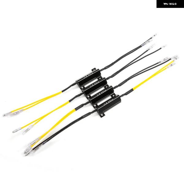 21W 故障デコーダー オートバイ フラッシャー ウインカーライト CANBUS 12V インジケーター 負荷抵抗器 デコーダー抵抗器 リペア部品 60オーム カスタム パーツ アクセサリーBattery Included:NoHigh-c...