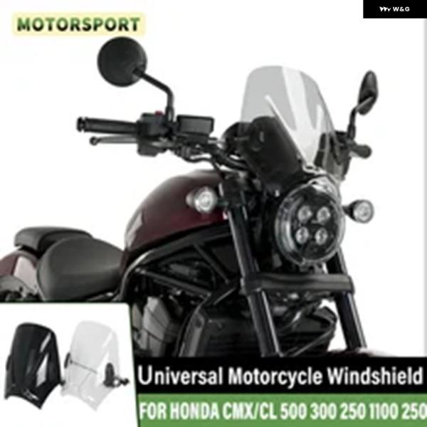 ホンダ CMX 500 300 250 1100 REBEL DCT オートバイ カバー ウインドシールド ウインドスクリーン ウインド ディフレクター CL250 CL300 CL500 カスタム パーツ アクセサリーHigh-conce...