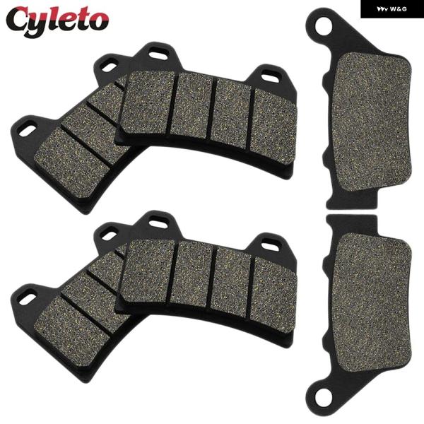 BMW G650 XMOTO 07-09F800GTF 800 GT 2013-2020F800R 09-14F800SF800ST 2006-2017 オートバイ フロントリアブレーキ パッド カスタム パーツ アクセサリーHigh-co...