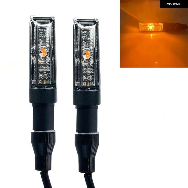 防水 ECE E13 ブリンカー ウインカーランプ M8 マイクロ アンバー 点滅ハザード灯 オートバイ LED ウィンカーライト インジケーター カスタム パーツ アクセサリーBattery Included:NoHigh-concern...