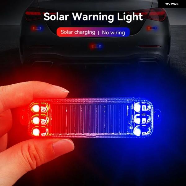 オートバイ ソーラーハザード灯後方防止ストロボライト夜間電気LEDテールフラッシュライト カスタム パーツ アクセサリーBattery Included:NoHigh-concerned chemical:NoneItem Type:War...