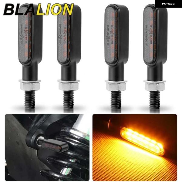 2個 6個 LED オートバイ インジケーター ミニLEDウィンカーライト フラッシャー アンバー ランプ ブリンカー ヤマハ カワサキ カスタム パーツ アクセサリーBattery Included:NoHigh-concerned ch...