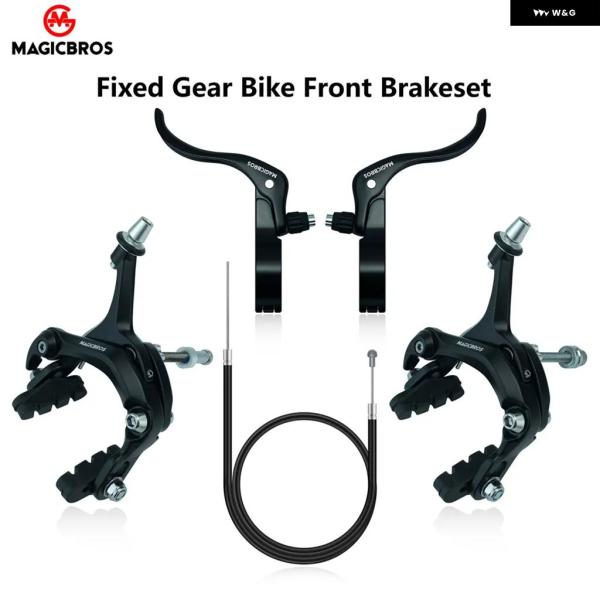 MAGICBROS フィクシー バイク 固定ギア ロード バイク デュアルユース フロントブレーキセット シングルスピード バイク 22.2MM 31.8MM ブレーキセット カスタム パーツ アクセサリーHigh-concerned ch...