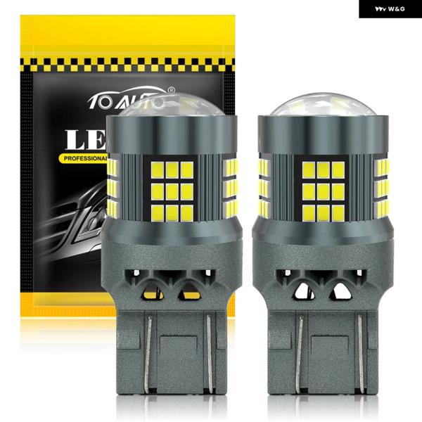 2個 T20 7440 W21W LED バルブ 7443 W21/5W ウインカーライト 3014チップ LEDシグナルライト テール ブレーキライト リバース バルブ 12V カスタム パーツ アクセサリーHigh-concerned ...