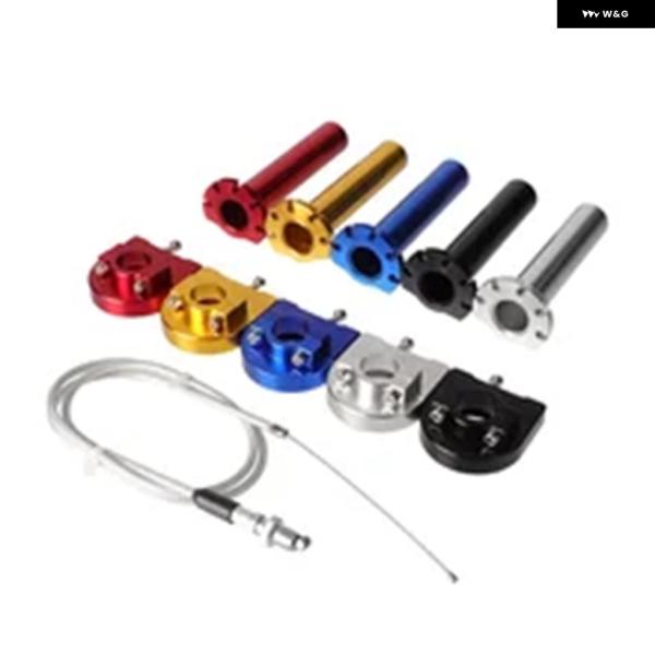 22MM 7 8 スロットル グリップ ツイスト クイックアクション スロットルキット ケーブル 50CC 110CC 125CC ダートピット バイク オートバイ ATV カスタム パーツ アクセサリーHigh-concerned che...
