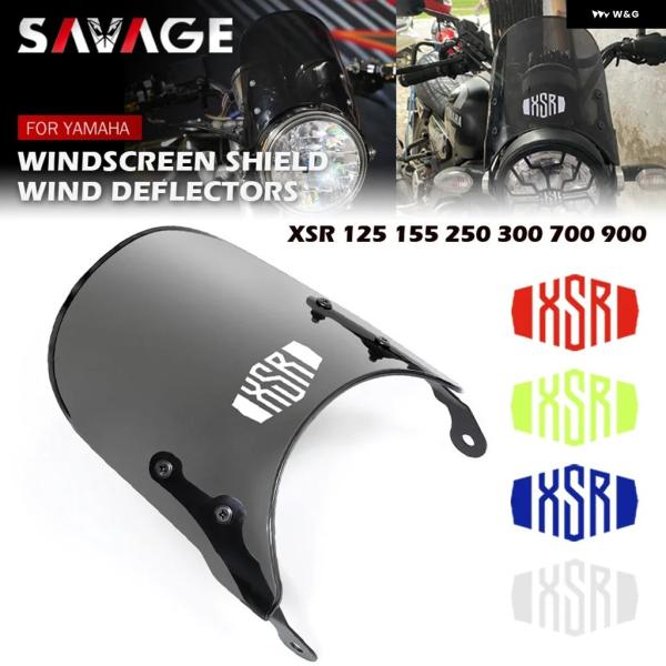 ウインドシールド ウインドスクリーン ヤマハ XSR 900 700 300 250 155 125 オートバイ ウインド ディフレクター シールド PARE-BRISE XSR900 XSR700 XSR125 カスタム パーツ アクセサ...