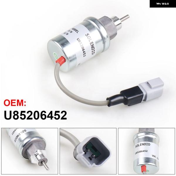 電気式 12V シャットオフ ソレノイド PERKINS 402D 403D 404D 404C 403C U85206452 カスタム パーツ アクセサリーHigh-concerned chemical:NoneMaterial:Stee...