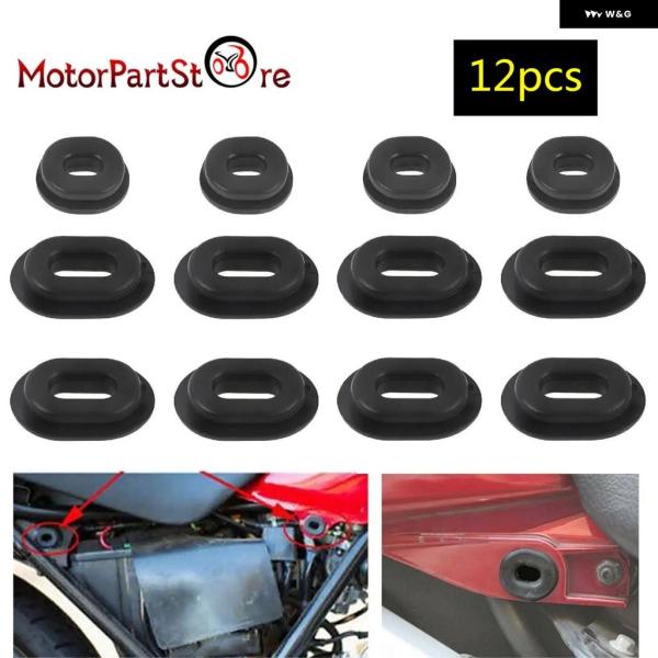 オートバイ ゴム製グロメット ボディサイドカバー フェアリング ゴールドウイング ボルト ホンダ CT125 CB750 CG125 CB125 CB500 CB550 CL100 XL 100 125 カスタム パーツ アクセサリーPro...