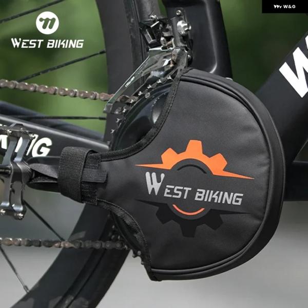自転車クランクセットガード 防水 チェーン リング プロテクター カバー パッド MTB ロード バイク チェーン ホイール スプロケット カバー カスタム パーツ アクセサリーHigh-concerned chemical:NoneTyp...