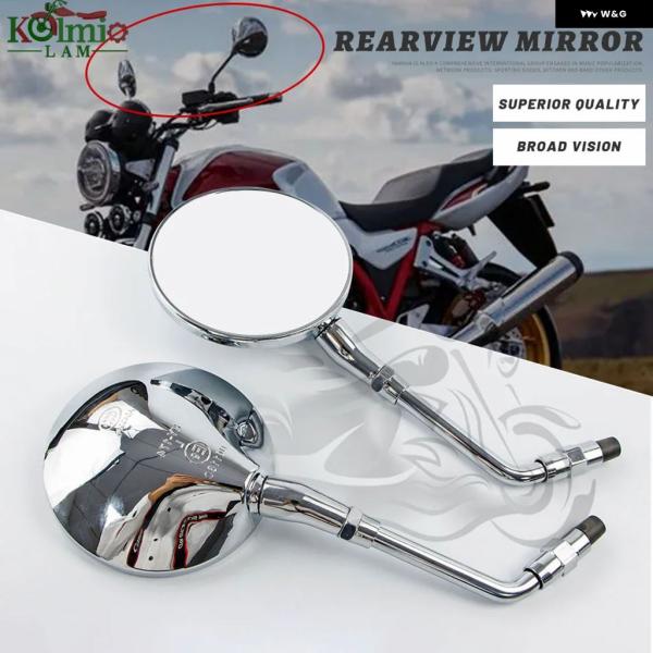 ホンダ CB500 CB750 CB1100 CB1000 CB1300 オートバイ リアビューサイドミラー CB550 CB650 CB900 丸型ミラー カスタム パーツ アクセサリーHigh-concerned chemical:No...