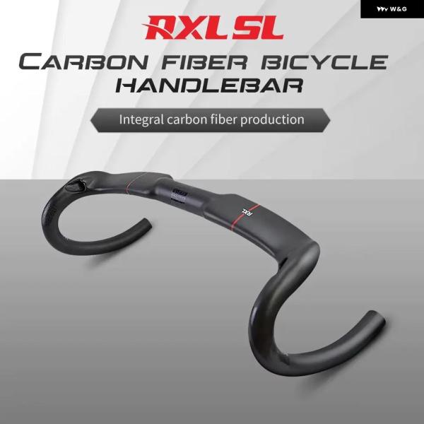 RXL SL ロード バイク ハンドルバー 31.8MM カーボン レーシング バイク ドロップバー 400/420/440 インターナルルーティング エアロ ハンドルバー ロード バイク カスタム パーツ アクセサリーHigh-conce...