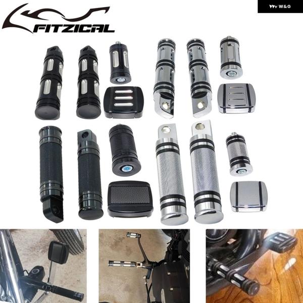 オートバイ ブレーキペダル パッド カバー フットペグ ギア シフター ペグ ハーレー スポーツスター 883ダイナ ソフテイル ブレイクアウトストリートXG750 カスタム パーツ アクセサリーHigh-concerned chemica...