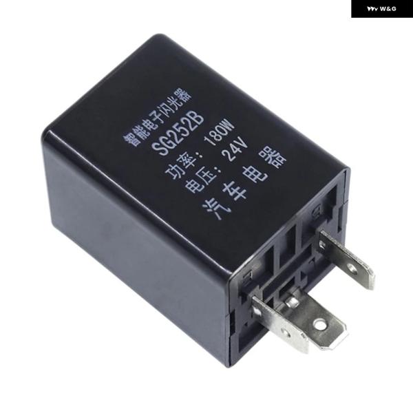 12V 24V 3ピン フラッシャーリレー 3ピン ウィンカー フラッシャーリレー LED 電子フラッシャーリレー ウィンカー ハザードハザード カスタム パーツ アクセサリーHigh-concerned chemical:NoneExte...