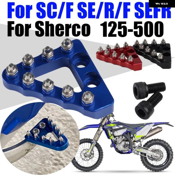 オートバイ リアフットブレーキペダルステップチッププレートパーツ SHERCO SC SCF SE SER SEF SEF-R FACTORY 125 250 300 450 500 カスタム パーツ アクセサリーHigh-concerne...