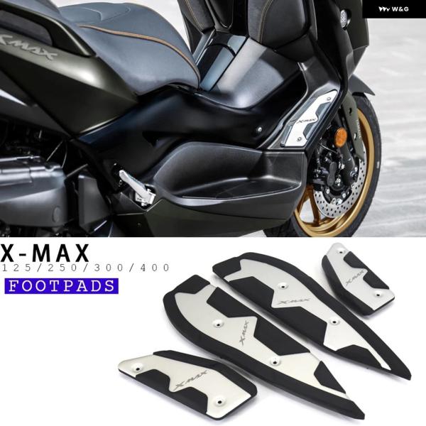 オートバイ フット パッド XMAX 125 250 300 400 フロント リア ペグ プレート ペダル 滑り止め フットレスト カスタム パーツ アクセサリーHigh-concerned chemical:NoneItem Weigh...