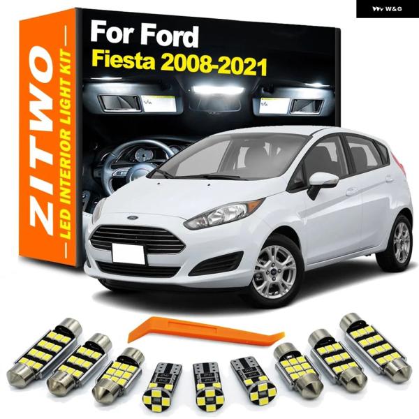 CANBUS LED バブル インテリア ドームマップ トランク ライトキット フォード フィエスタ2008 2009-2015-21 カスタム パーツ アクセサリーSize:36mmFor Vehicle Brands/Model:for...