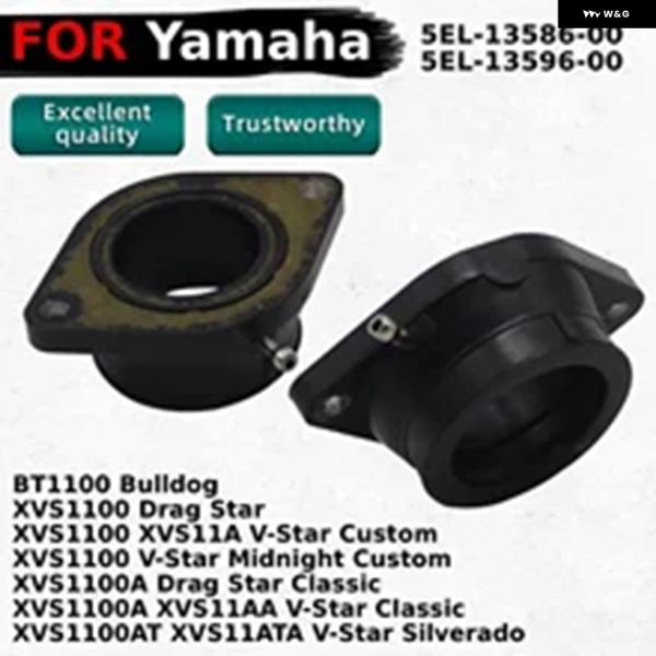 オートバイ キャブレター 吸気 マニホールド ヤマハ XVS1100A BT1100 BULLDOG XVS11A V-STAR MIDNIGHT XVS1100 DRAG STAR XVS11AA カスタム パーツ アクセサリーHigh-...