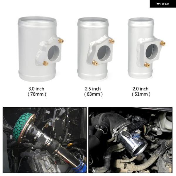 76MM/63MM/51MM エアフローセンサー アダプター インテークメーター マウント ベースエアフロー アダプター トヨタ マツダ 6 スバル 2インチ/2.5インチ/3インチ カスタム パーツ アクセサリーHigh-concerne...