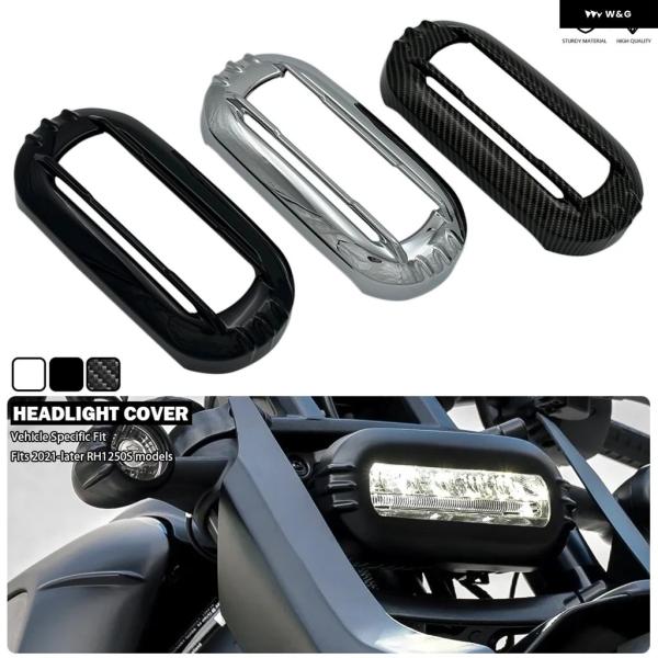 オートバイ ヘッドライト トリム カバー カーボン ヘッドライト アクセント ハーレー スポーツスター S RH1250S RH 1250 2021 - 23 カスタム パーツ アクセサリーProtective parts:otherHig...