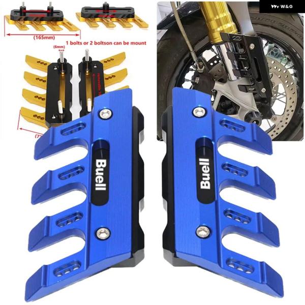 BUELL XB12SCG XB12SS XB12R XB12 SCG SS オートバイ マッドガード フロント フォーク プロテクター ガード ブロック フロントフェンダー 転倒防止 スライダー カスタム パーツ アクセサリーProtec...