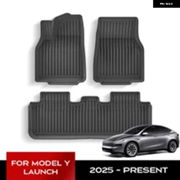 テスラ モデルY 2025年 ジュニパー 2025+ フロアマット TPEカーペット 防水 耐候性 フット パッド マット カスタム パーツ アクセサリーHigh-concerned chemical:NoneOrigin:Mainland...