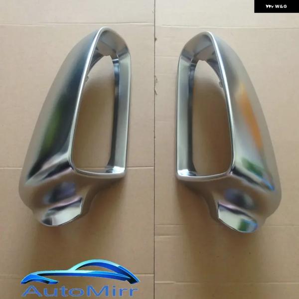 アウディ A3 S3 8P A4 B7 B6 A6 S6 4F C6 S3 S4 S6 A3 スポーツバック用シルバーサイドミラー キャップカバー 2個 セット マットサテン 2002〜2008年式 カスタム パーツ アクセサリーHigh-...