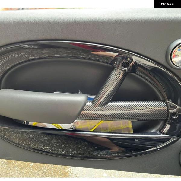 カーボン調サイド ドアハンドル カバー トリム MINI COOPER R50 R52 R53 2002-2006 カスタム パーツ アクセサリーHigh-concerned chemical:NoneOrigin:Mainland Chi...
