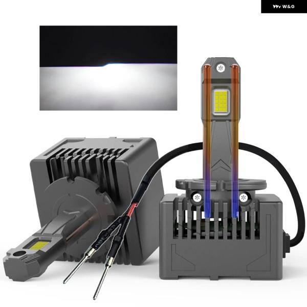D2H LED ヘッドライト バルブ バラスト D1S D3S D8S D1R D1C D3C D3R 12V 110W 40000LM スーパー6500K クールホワイト 2個 パック カスタム パーツ アクセサリーHigh-concer...