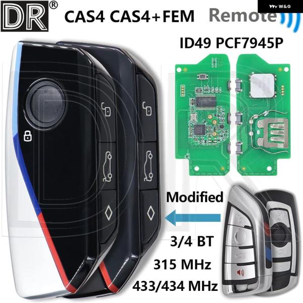 ID49PC F7945Pチップ 315/433-434MHZ CAS4 CAS4+ FEMカスタムUシャーシカーリモートスマートキー BMW 1 3 5 7シリーズ Fシャーシ カスタム パーツ アクセサリーHigh-concerned ...
