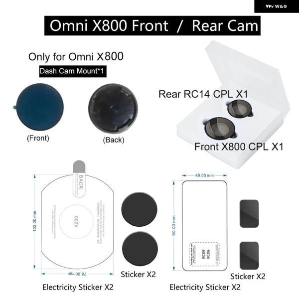 70MAI ダッシュカム 4K OMNI X800 CPL フィルター 70MAI リアカム CPL フィルター 70MAI OMNI X800 マウント ステッカー カスタム パーツ アクセサリーHigh-concerned chemic...