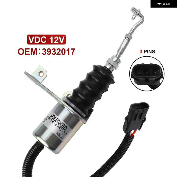 12V/24V 燃料遮断 ソレノイド バルブ SA-3799-12 1751ES 7-19007 SA-3742-12 DEUTZ エンジン 対応 PERKINS エンジン 対応 カスタム パーツ アクセサリーHigh-concerned ...