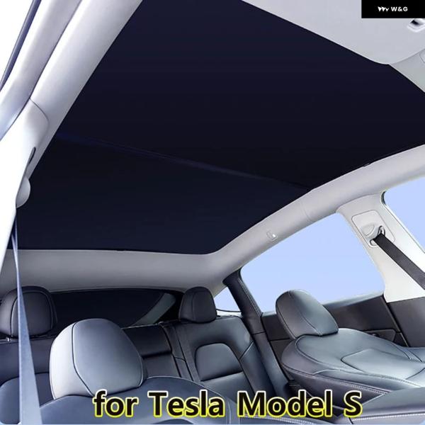 テスラ モデルS用サンプライバシーウィンドウサン 折りたたみ 式ガラスルーフスカイライト ブラインド サンルーフUVカット機能 カスタム パーツ アクセサリーProduct application scenarios:otherCraft ...