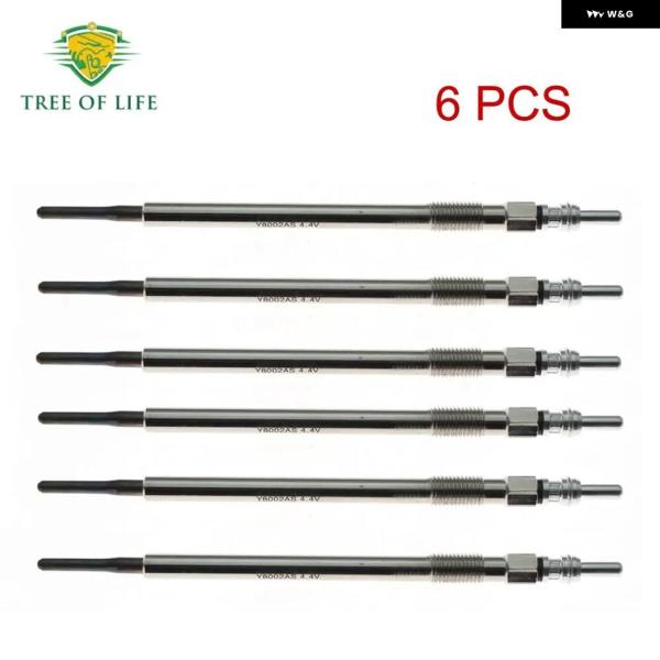 6X グロープラグ 4.4V メルセデス ベンツ CDI V6 W203 W204 W211 W164 W221 OM64204 W906 VITO VIANO W639 05175756AA A0011597101 カスタム パーツ アク...