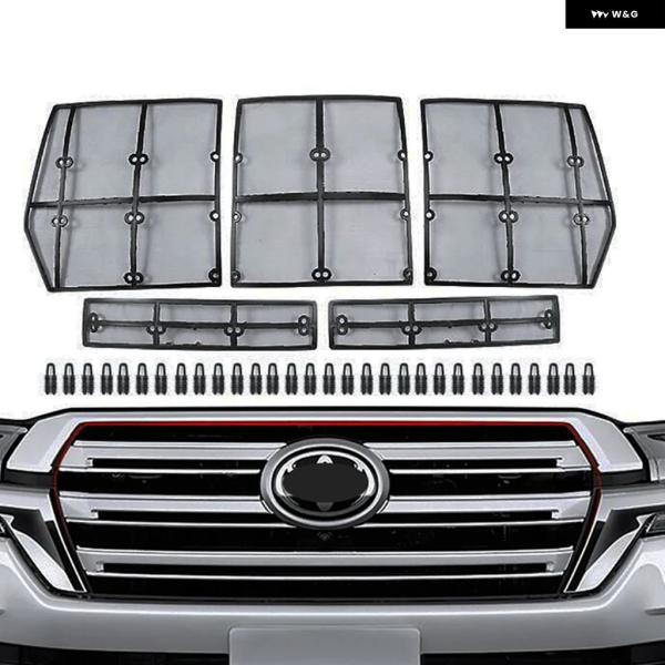 トヨタ ランドクルーザー 200 LC200 FJ200 2008-2013 - 18 19 虫ガードメッシュ フロント グリル インサートネット カスタム パーツ アクセサリーSpecial Features:0Item Weight:0...